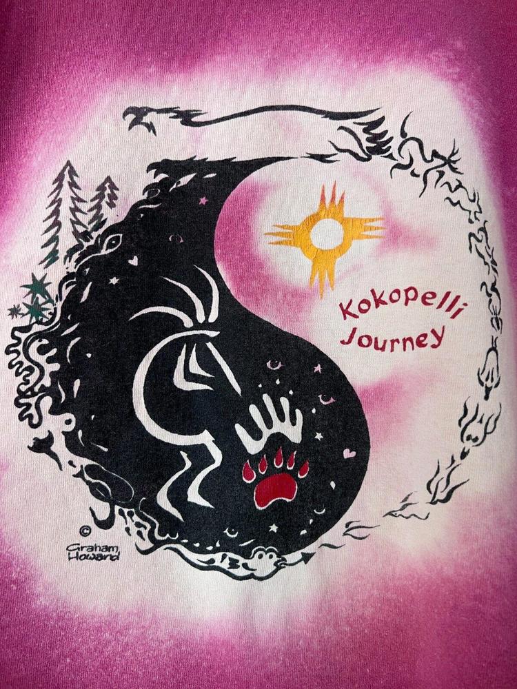 Kokopelli Journey Yin Yang Graham Howard T-Shirt Salm… - Gem